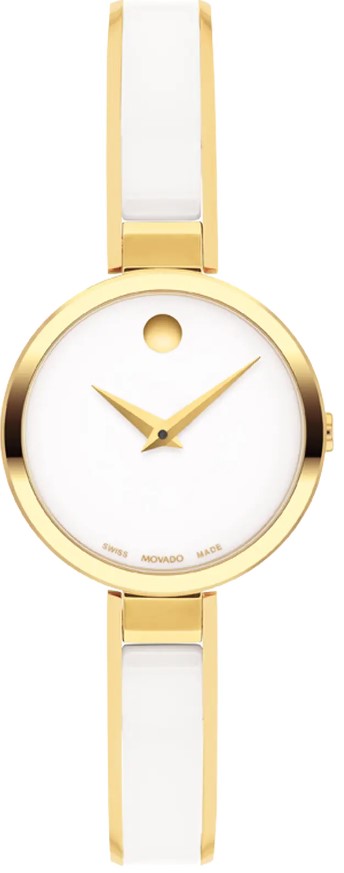 Movado Moda White Museum Dial Women's Watch 0607715 - SPRING SALE — The ...