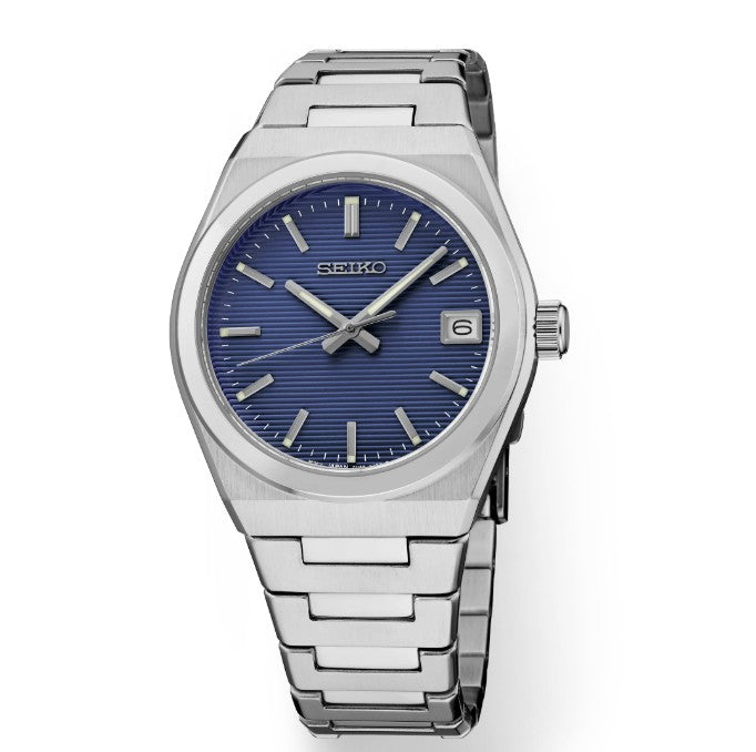 Seiko Essentials Quartz Blue Dial Stainless Steel Women's Watch SUR575 ...