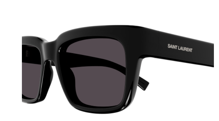 Saint Laurent SL 615 001 Black Square Men's Sunglasses — The luxury direct