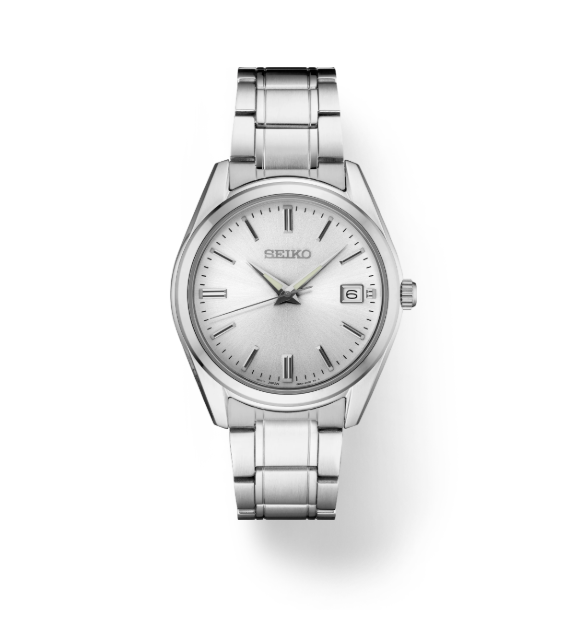 Seiko Essentials Silver Dial Stainless steel Quartz Men's Watch SUR307 ...