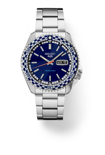 Seiko 5 Sports Special Edition Blue Dial Checkered Automatic Men's Wat ...