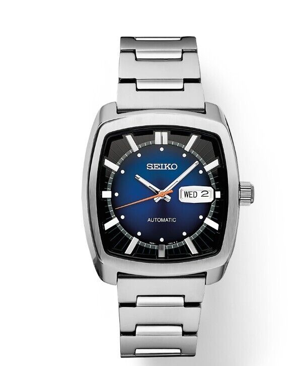Seiko RECRAFT Series Automatic Blue Dial Stainless Steel Men's Watch S ...