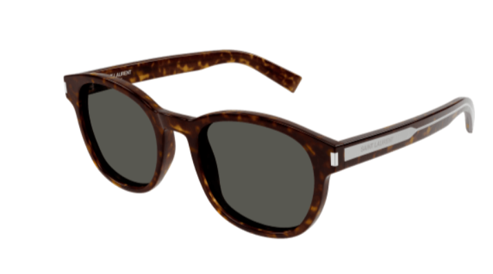 Saint Laurent SL 620 002 Havana/Grey Square Men's Sunglasses - SUMMER ...