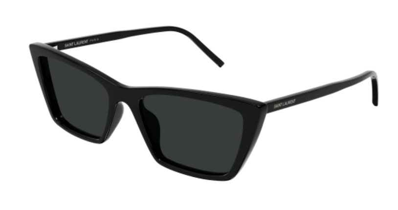 Saint Laurent SL 737 MICA THIN 001 Black/Black Cat Eye Women's Sunglas ...