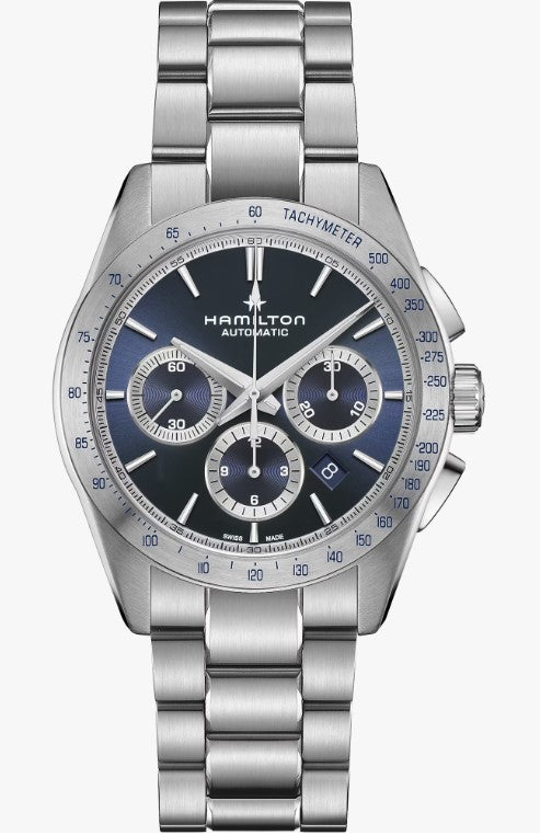 Hamilton Jazz Master Performer AutoChro 42mm Blue Dial Men's Watch H36 ...