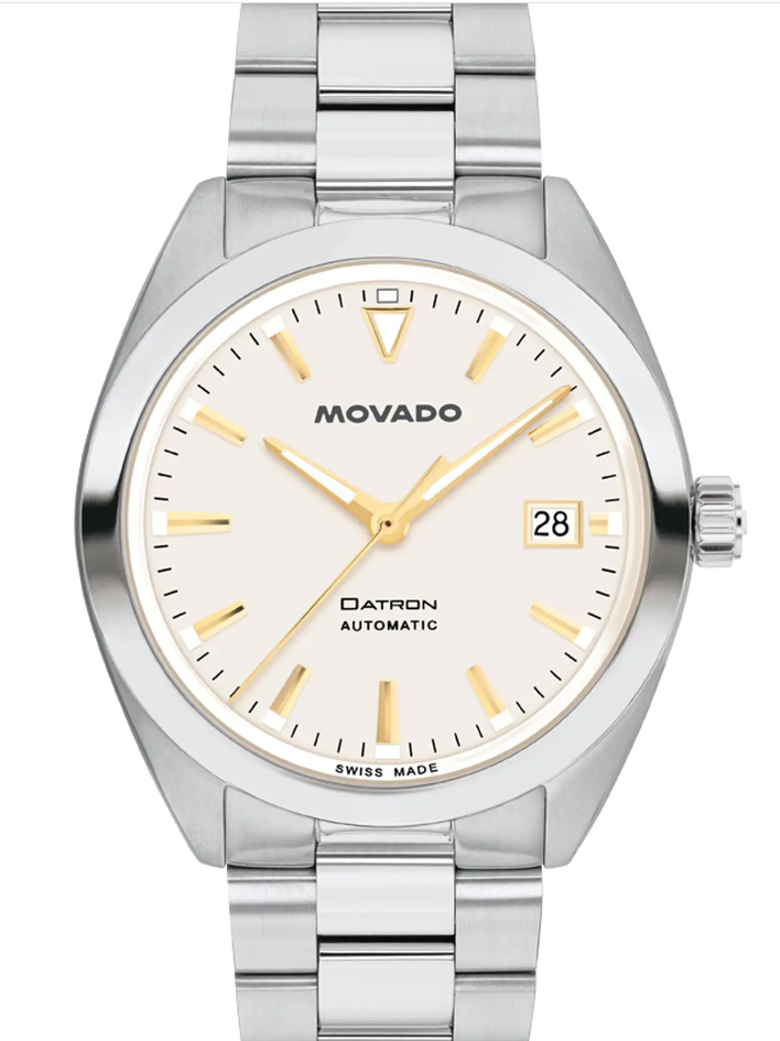 Movado Heritage Series Datron Automatic 3650196 Stainless steel link b - SPRING SALE — The ...