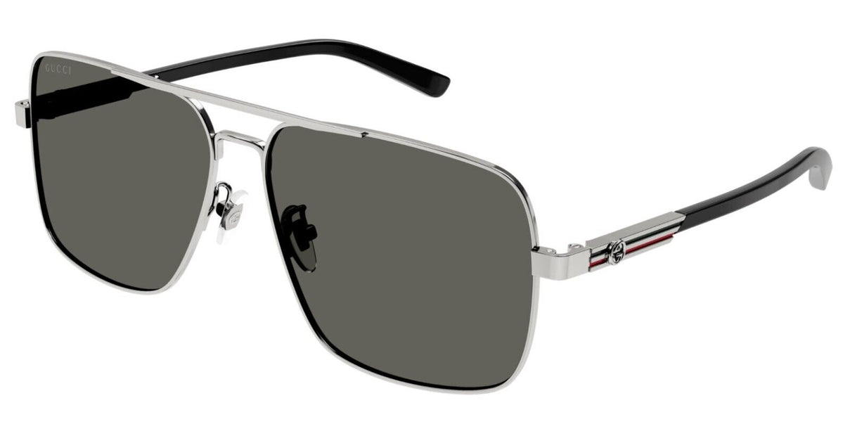 Gucci GG1289S 001 Gunmetal/Grey Caravan Men's Sunglasses - SUMMER SALE ...