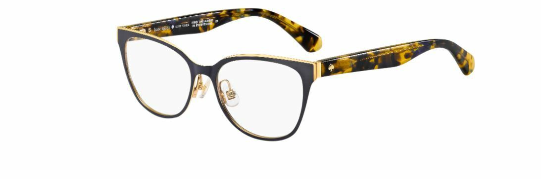 Kate Spade Vandra 0JBW Blue Havana Eyeglasses — The luxury direct