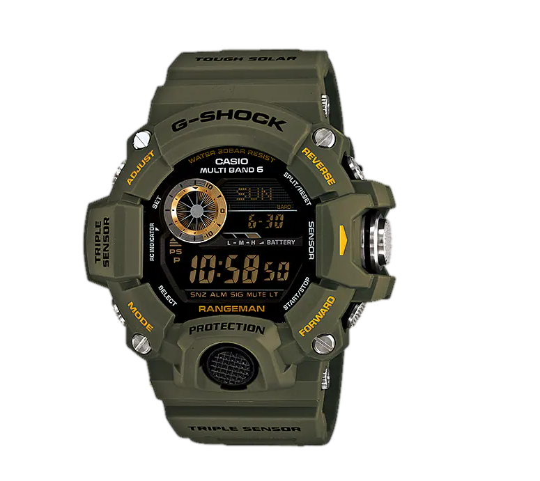 Casio G-Shock Master of G-Land 9400 Series Triple Sensor Green Watch G ...